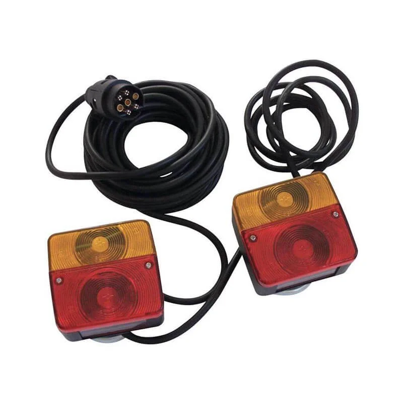 5 Function Magnetic Trailer Lights with Bulb – Various Cable Lengths